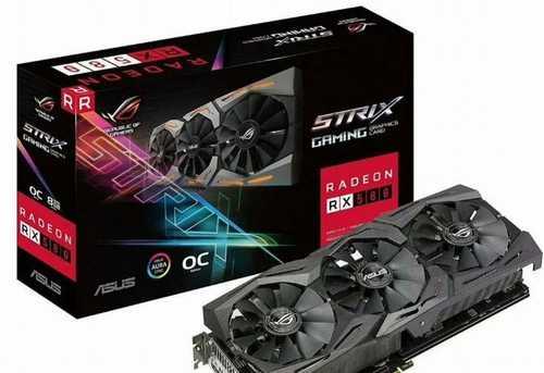 Видеокарта Asus RX 580 strix OC 8g