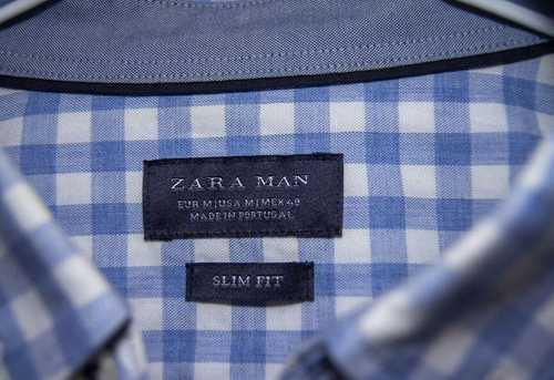 Рубашка Zara Slim Fit (M)