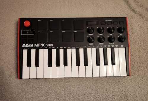 Akai MPK Mini MK3 midi клавиатура контроллер