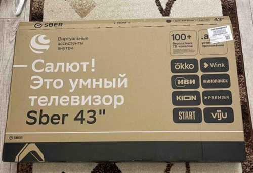 Телевизор Sber SDX-43F2012S, 43"(109 см), FHD