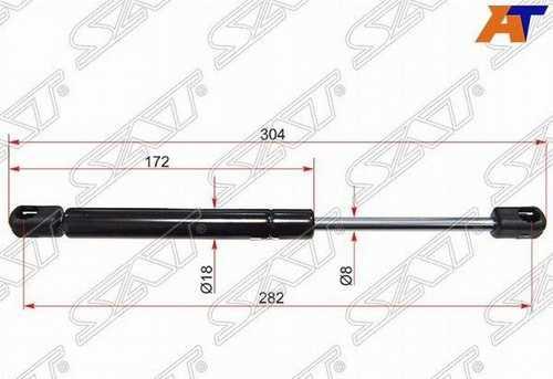 Амортизатор капота volvo S80 II 06, volvo V70 07