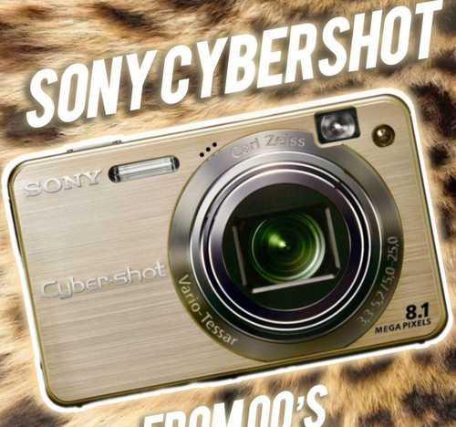 Мыльница sony cyber shot золотая y2k