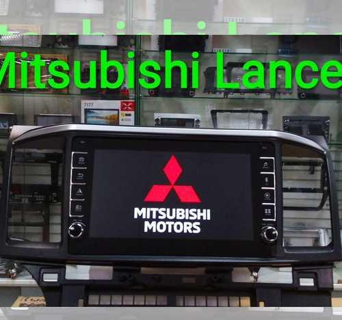 Mitsubishi Lancer 10 магнитола Android скрутинками