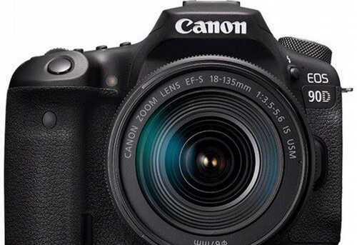 Canon EOS 90D Kit EF-S 18-135mm,Новый, Гарантии
