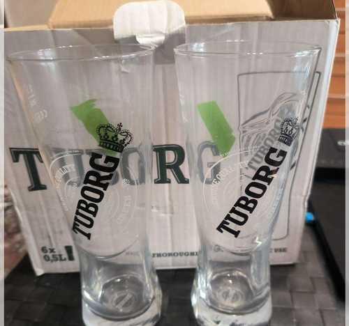 Набор стаканов для пива Tuborg