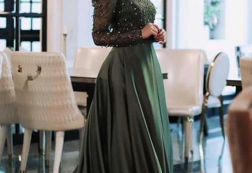 Вечернее платье в пол 48 50 размер турецкое
