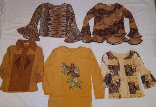 Блузки рубашки женские Пакетом р. 44-46