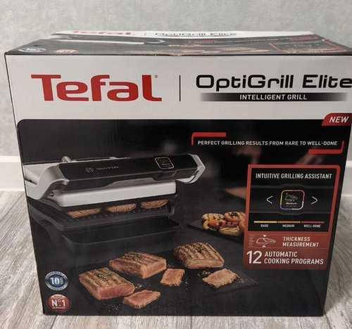 Умный электрогриль Tefal Optigrill Elite GC750D30