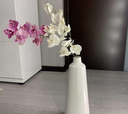 Ваза и цветы Икеа орхидея