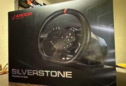 Руль 900 градусов ardor gaming Silverstone черный