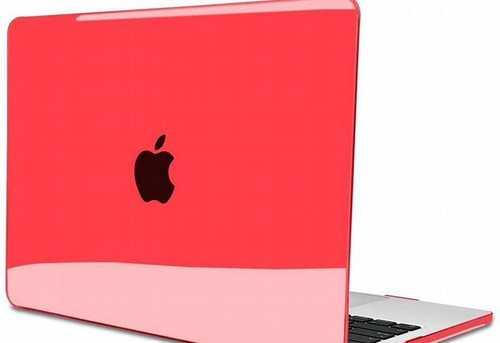 Чехол глянцевый для MacBook Air 13 (2022) красный
