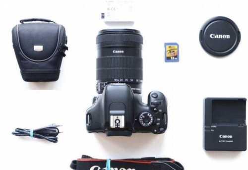 Фотоаппарат Canon 550d + суперзум 18-135