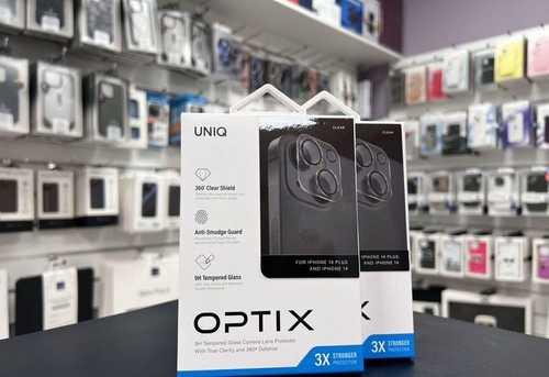 Стекло Uniq для ккмеры iPhone 14/14 Plus optix