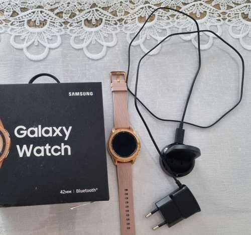 Samsung galaxy watch 42mm розовое золото