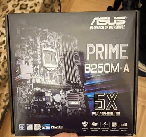 Комплект Asus prime b250m-a   intel core I5 7400