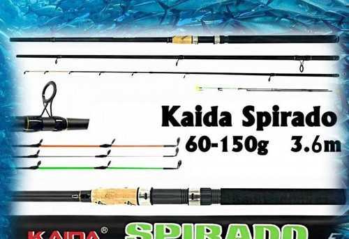 Удилище фидерное Kaida Spirado 60-150 гр, 3.6 м
