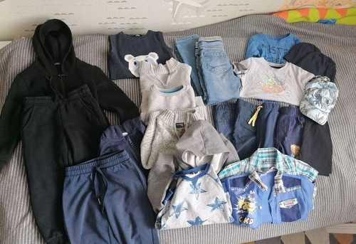 Детская одежда для мальчика пакетом на 3-4 года