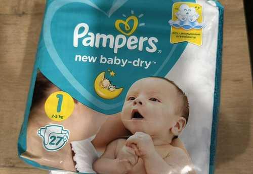 Подгузники pampers 1