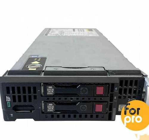 Лезвие HP BL460c Gen10 2x4114Silv 384GB, P204