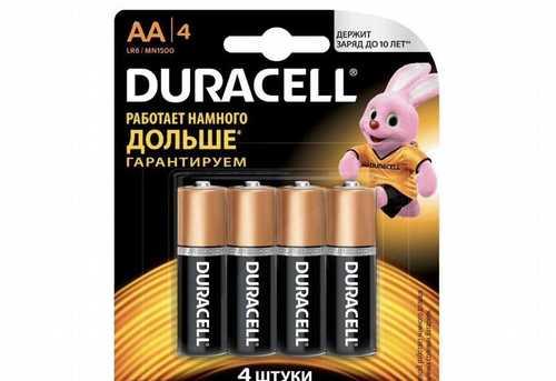 Батарейки duracell аа LR6 (2A/4B), 4штуки