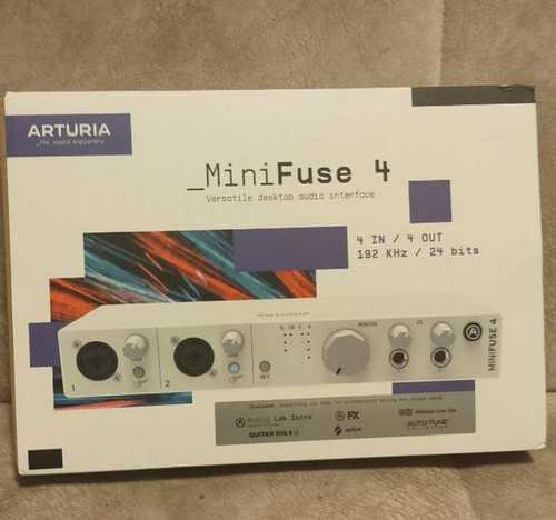 Внешняя звуковая карта arturia minifuse 4