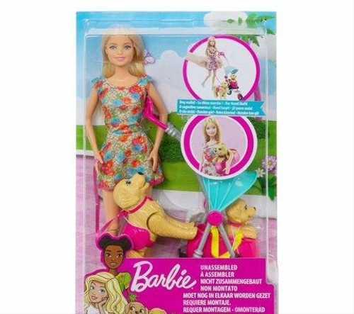 Барби Barbie Прогулка со щенками