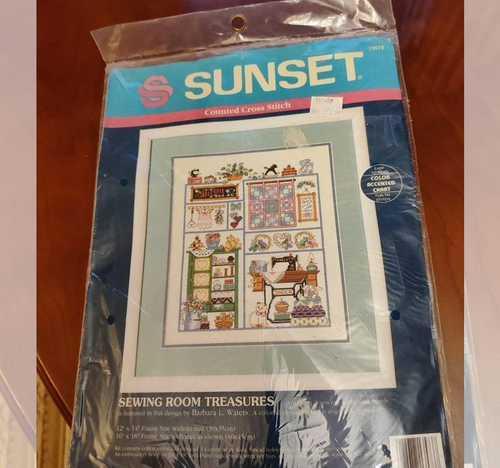 Sunset Sewing Room Treasures набор для вышивания