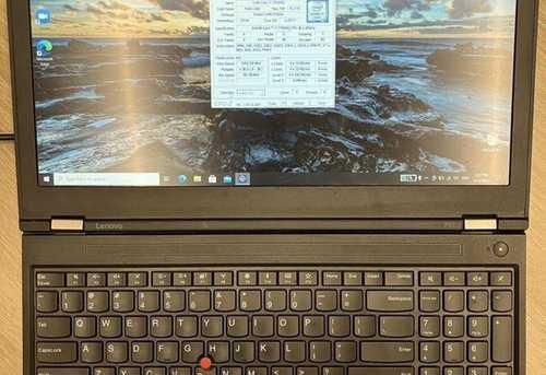 Ноутбук Lenovo Thinkpad P51 i7/32GB/512 SSD + Dock