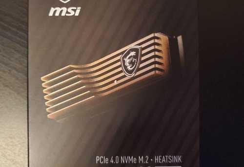 Ssd диск msi spatium M480 рrо 2tb (с радиатором)