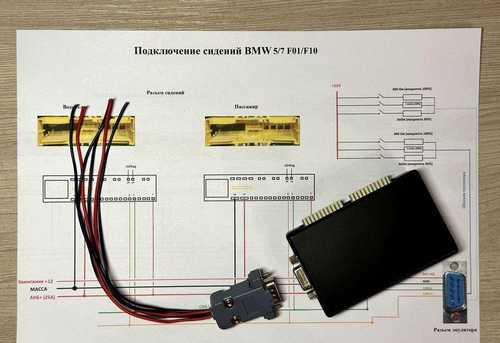 Имитатор кан шины сидений бмв F01-G05