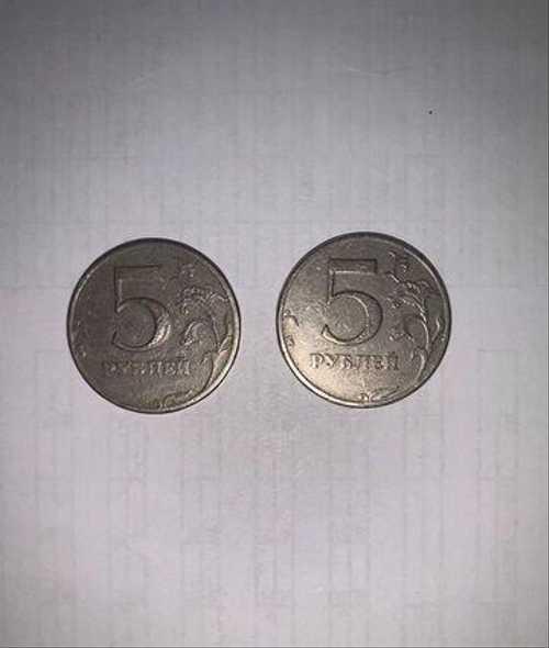 5 рублей 1997 спмд шт. 2.3 по юк