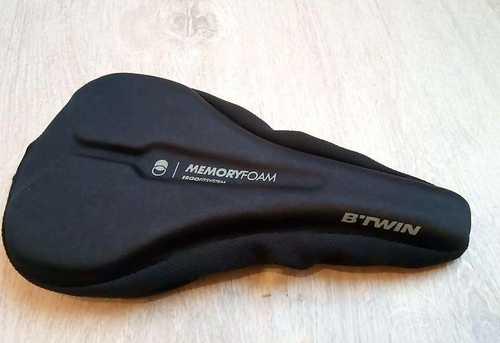 Чехол для седла Btwin 500 M Black (Memory Foam)