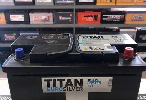 Аккумулятор 85 Ач Titan Euro Silver о.п.800 A/EN