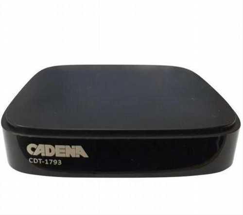 Ресивер Cadena CDT-1793 черный DVB-T2 #275501