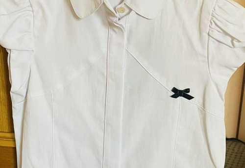 Рубашка белая для девочки 122