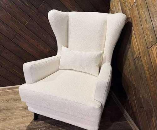 Кресло для отдыха лорд ткань Букле молочный