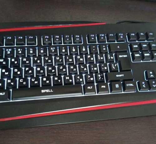 Мембранная клавиатура с подсветкой ZET Gaming spel