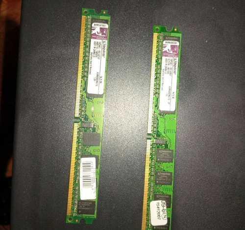 Оперативная память Kingston ddr2 2gb2 плашки