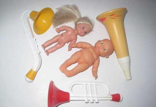 Куклы, пупсы, трубы СССР и современные пакетом