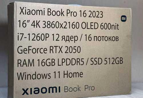 Xiaomi Book Pro 16 2023 4K Oled i7-1260P RTX 2050