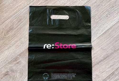 Фирменный подарочный пакет магазина ReStore