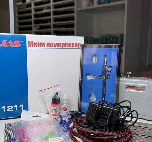 Мини компрессор для аэрографа