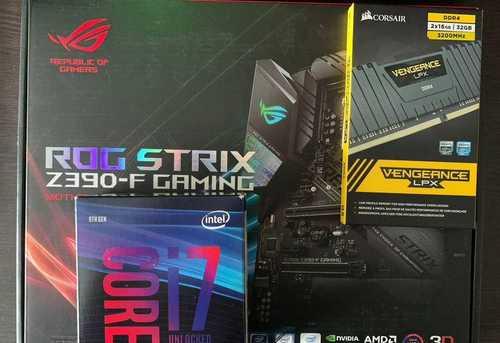 Asus ROG Strix Z390-F + i7-9700KF + DDR4 32Gb-3200