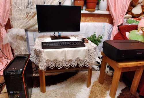 Компьютер (систем блок, монитор, принтер)