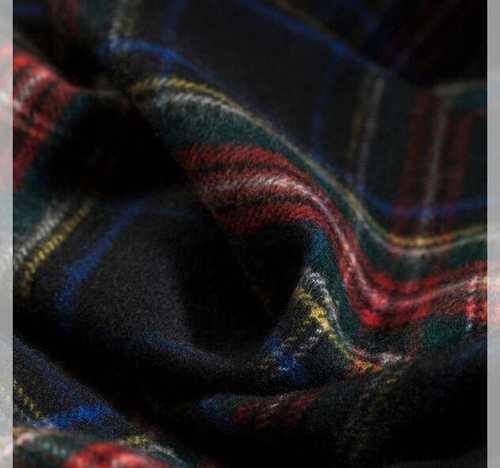 Шарф Johnstons of Elgin Black Stewart tartan