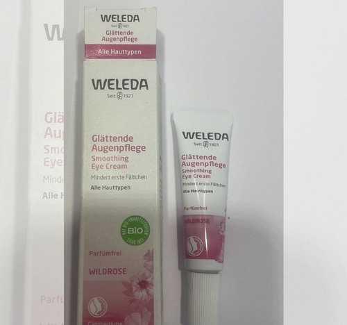 Weleda розовый разглаживающий крем для глаз