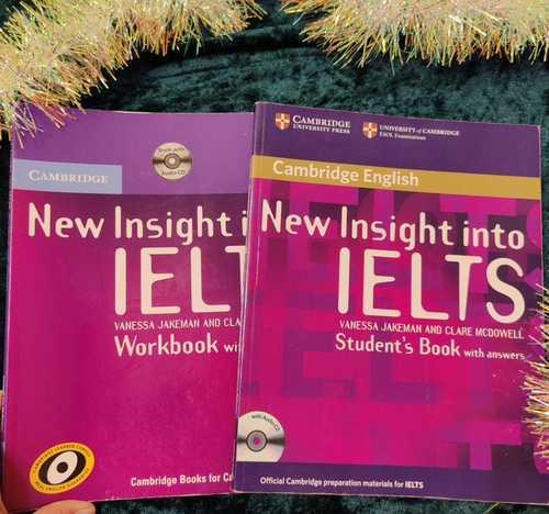 Книга и тетрадь для ielts Cambridge English