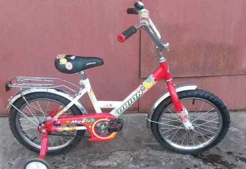 Детский велосипед orion колеса 16 дюймов