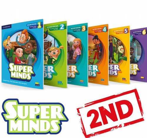 Super Minds 1 second edition комплект