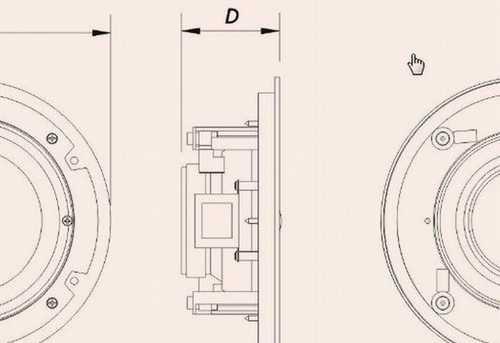 Акустическая система потолочная DAS Audio deco-6-T